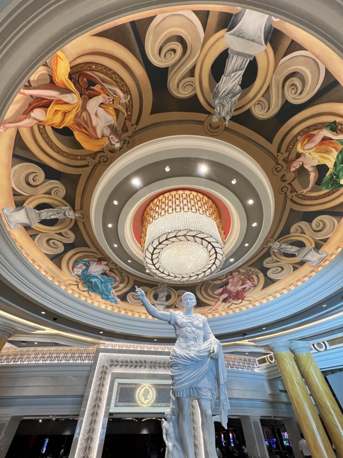 Behind The Scenes - Ceasar's Palace Ceiling Dome - We Talk Chalk